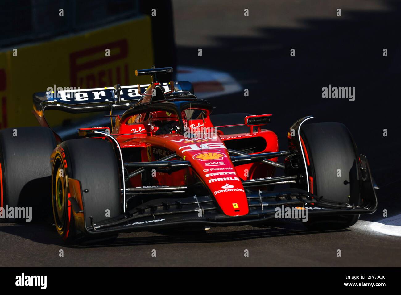 Baku, Azerbaijan. 28th Apr, 2023. #16 Charles Leclerc (MCO, Scuderia Ferrari), F1 Grand Prix of ...