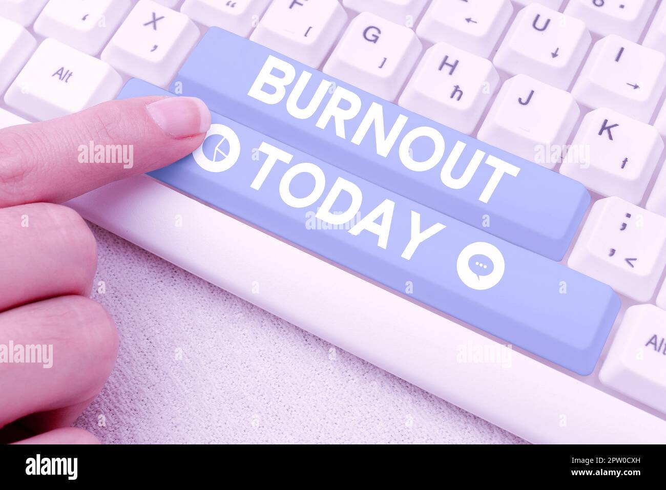Conceptual display Burnout, Business concept Feeling of physical and ...