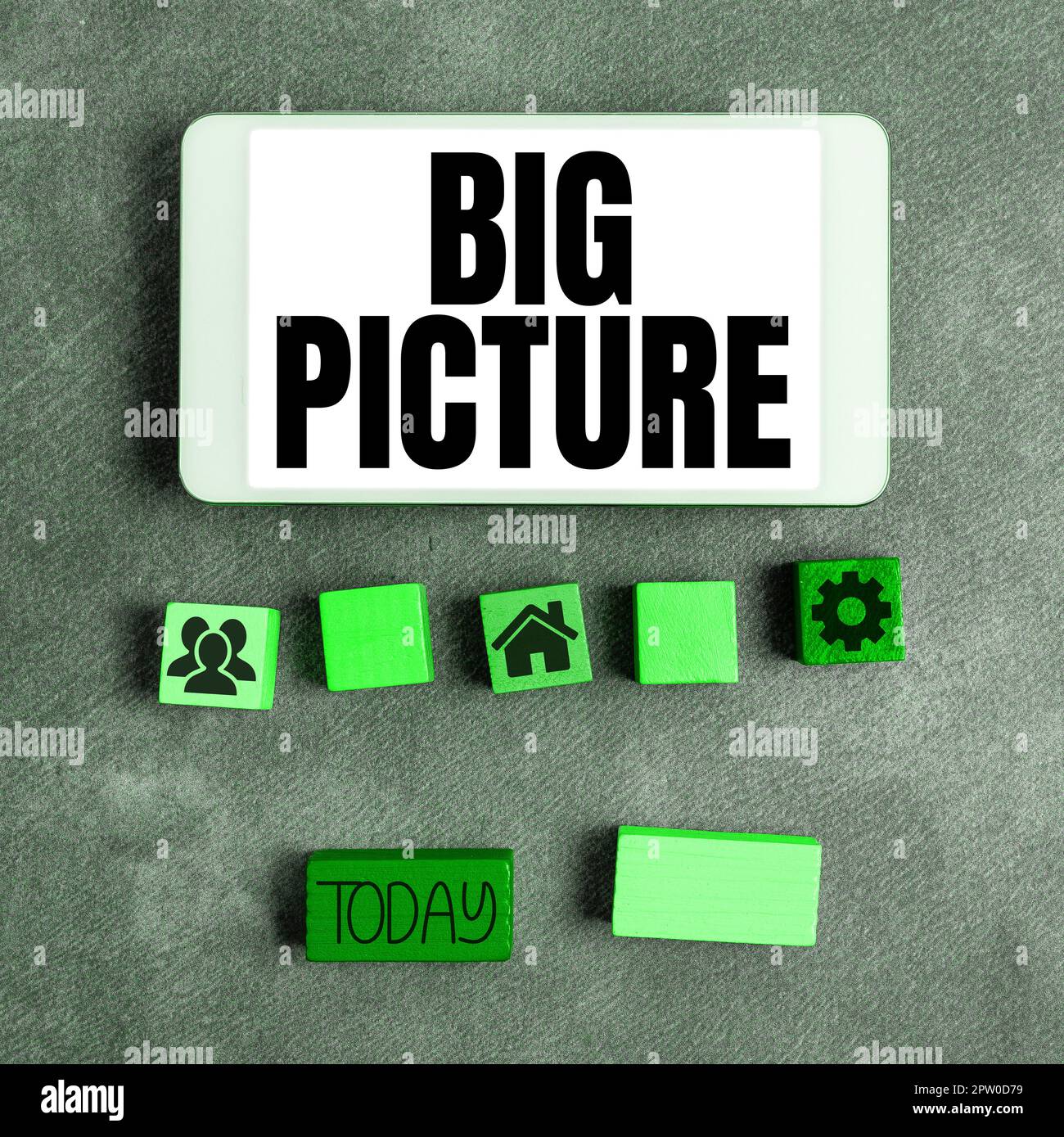 Inspiration showing sign Big Picture, Conceptual photo most important ...