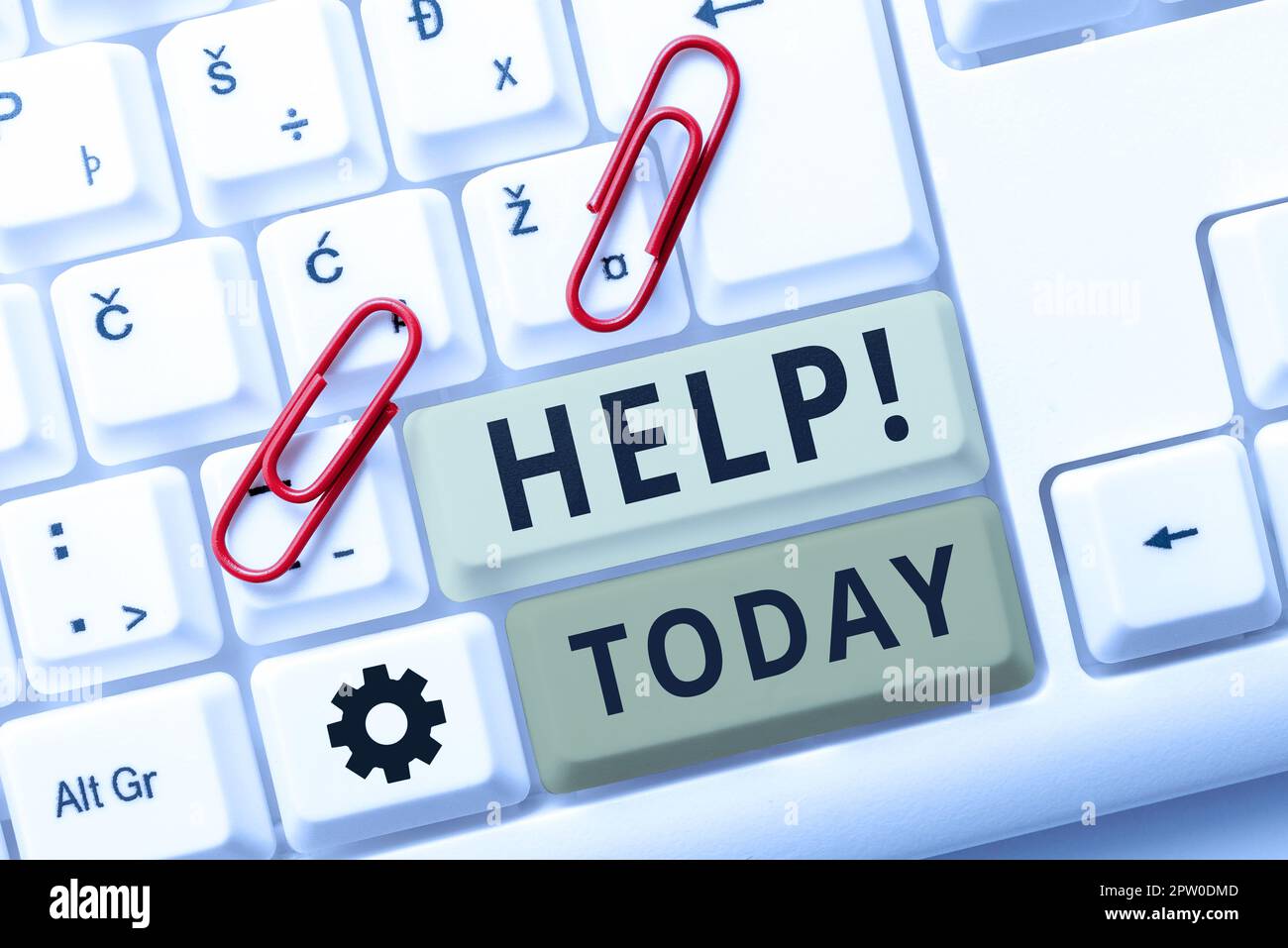 Conceptual caption Help, Word Written on make it easier possible ...