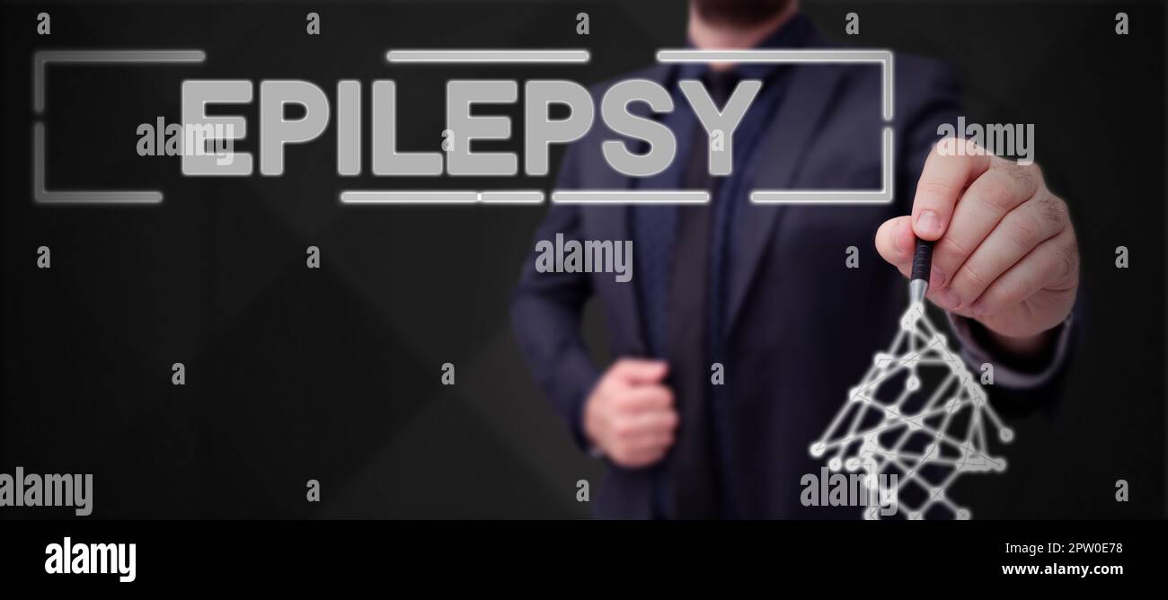 Text showing inspiration Epilepsy, Business approach Fourth most common ...