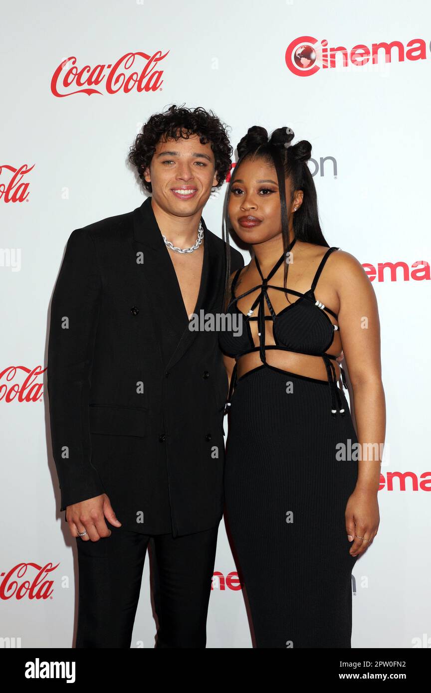 Anthony ramos and dominique fishback hi-res stock photography and ...