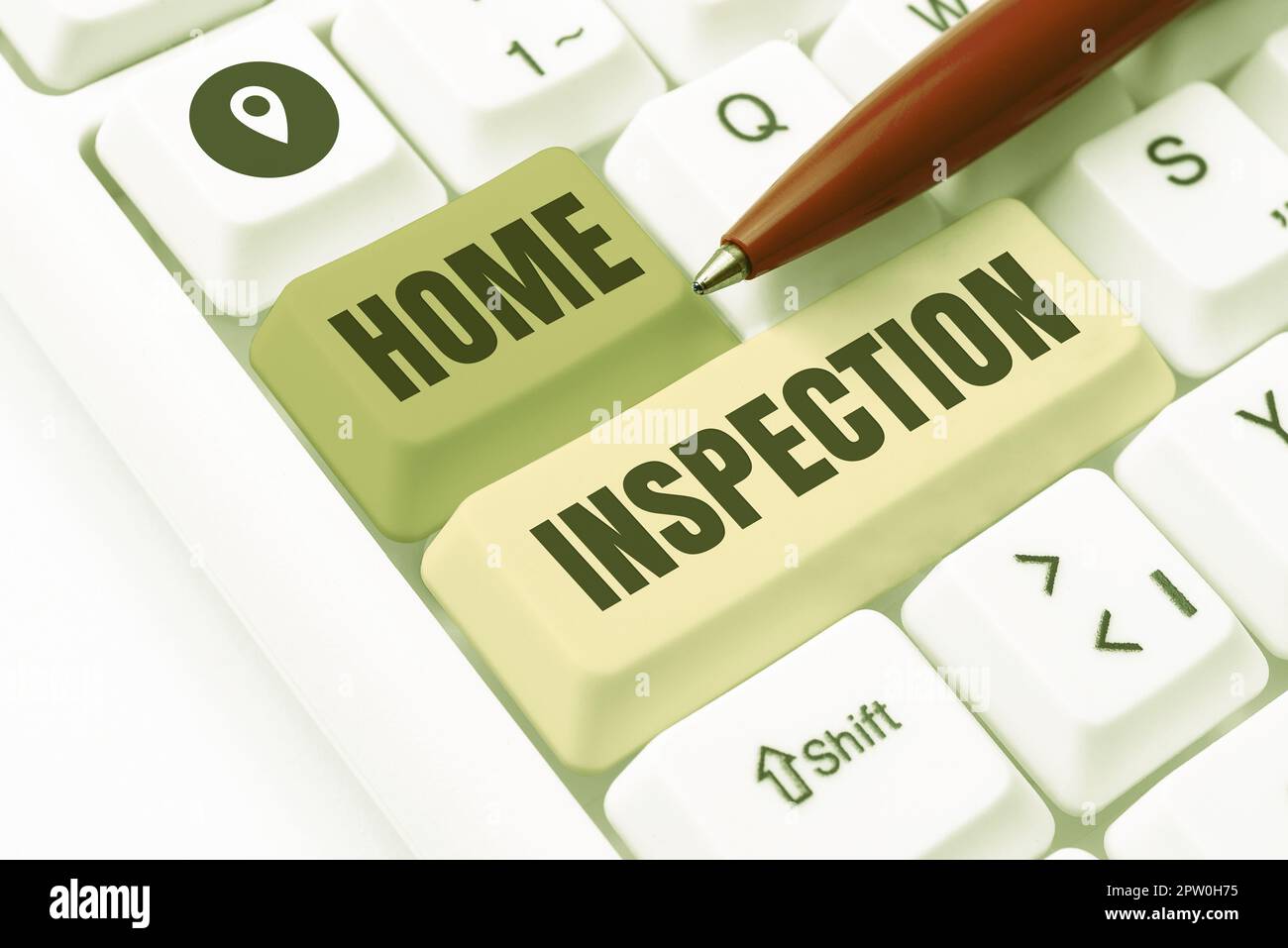 Conceptual display Home Inspection, Business showcase noninvasive ...