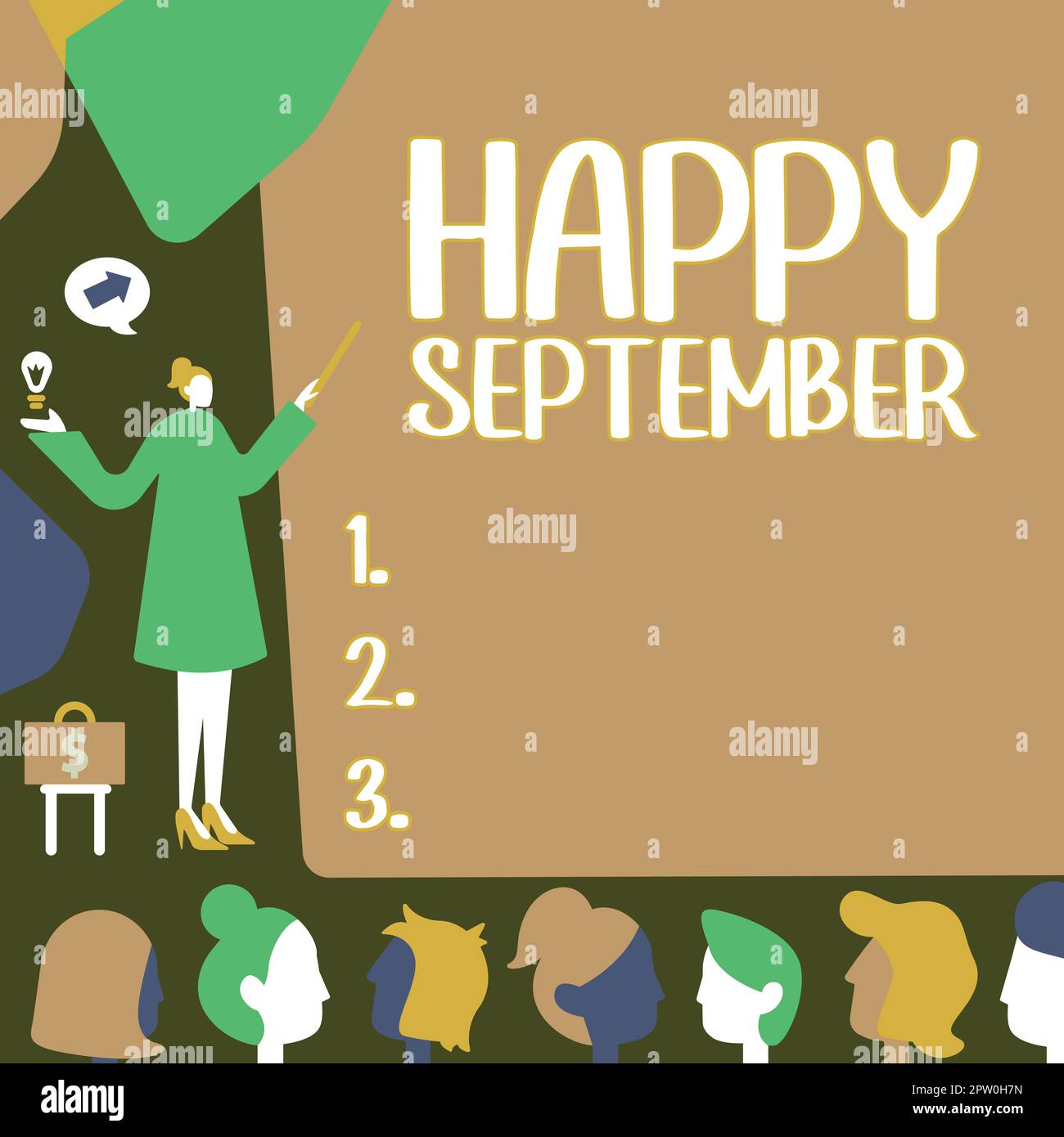 Handwriting text Happy September, Concept meaning welcoming the joy may ...