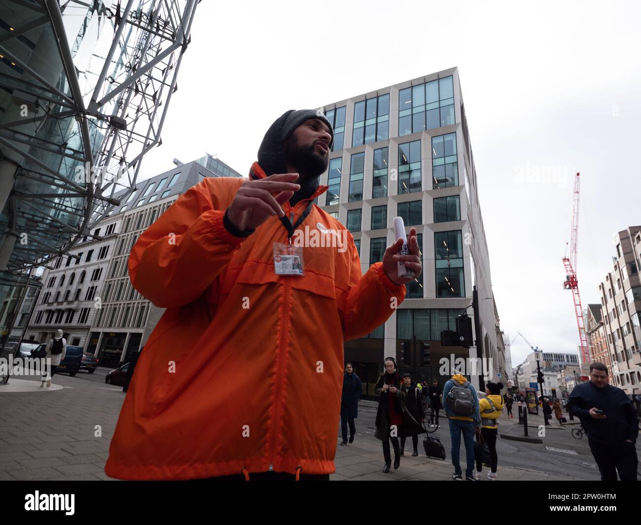 Centrepoint street charity collector, chugger, Centrepoint is a UK ...