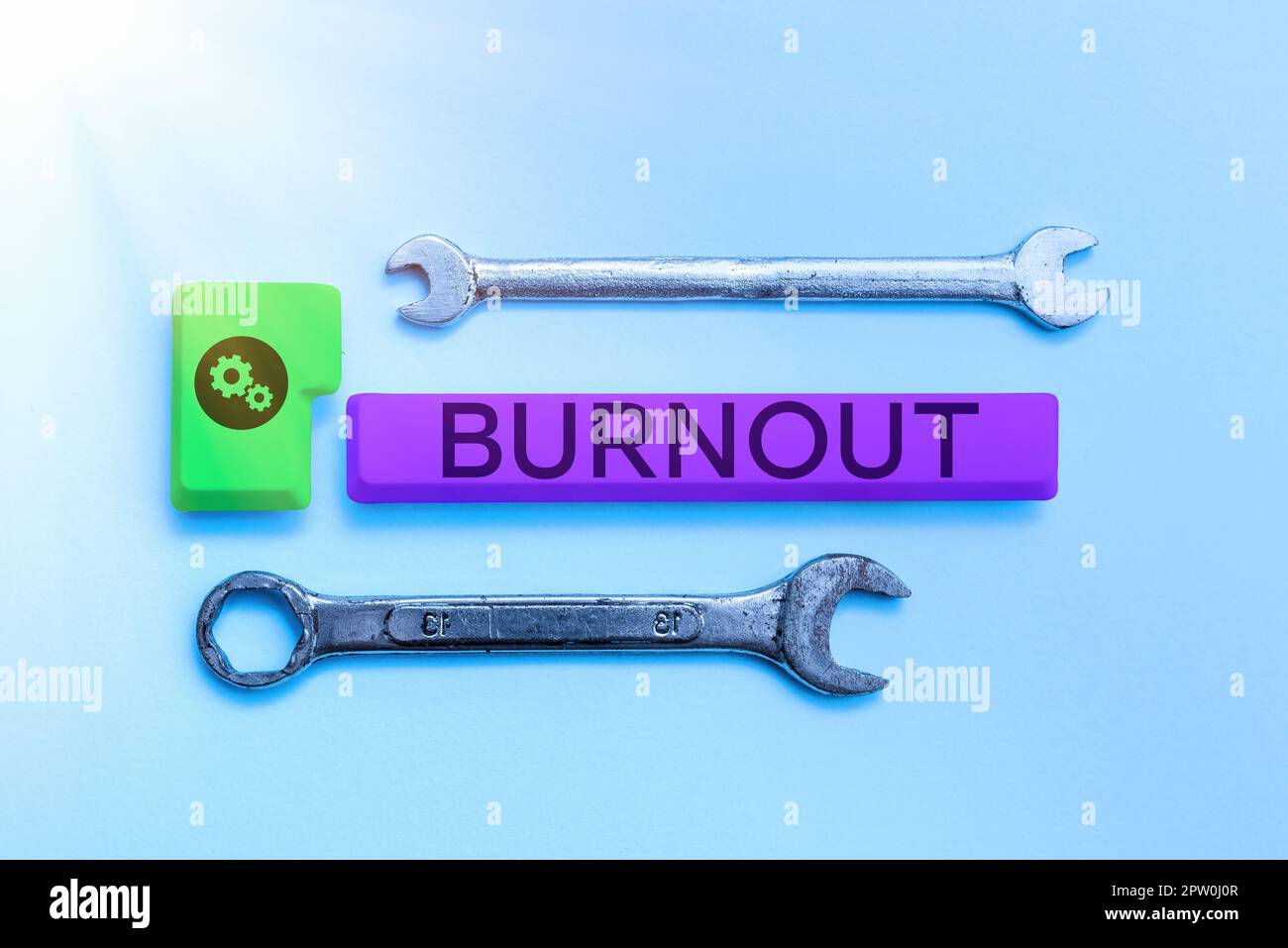Conceptual caption Burnout, Word for Feeling of physical and emotional ...