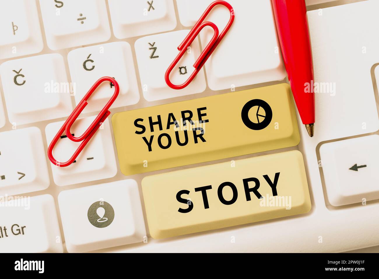 Conceptual display Share Your Story, Word Written on Experience ...