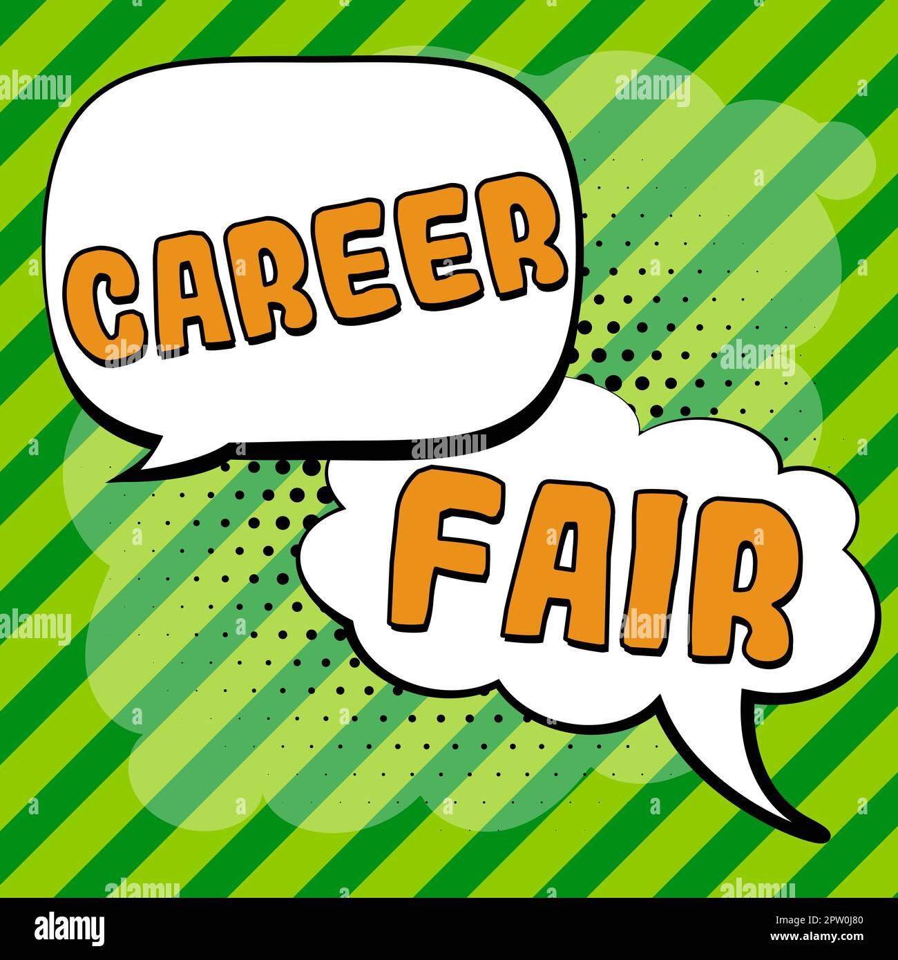 Handwriting text Career Fair, Business showcase an event at which job ...
