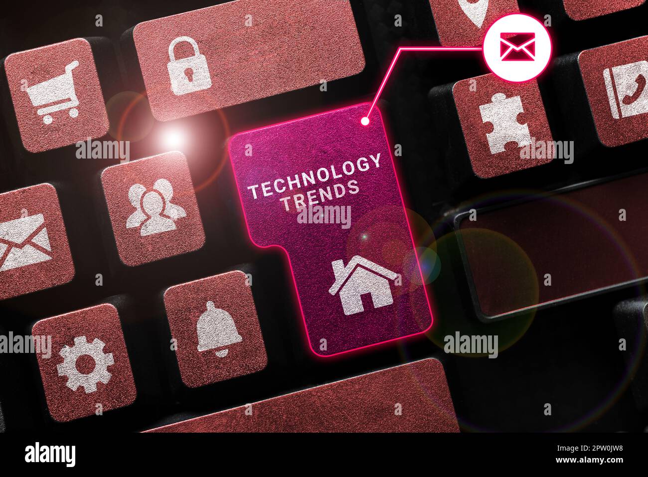 Conceptual caption Technology Trends, Business showcase Trending Modern ...