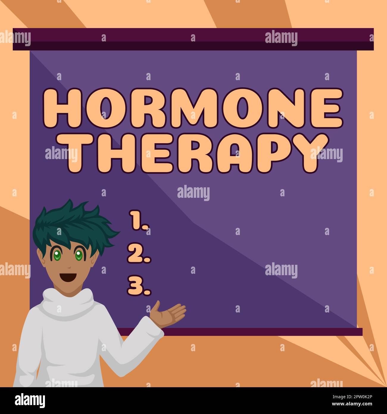 Hand writing sign Hormone Therapy, Business idea treatment of disease ...