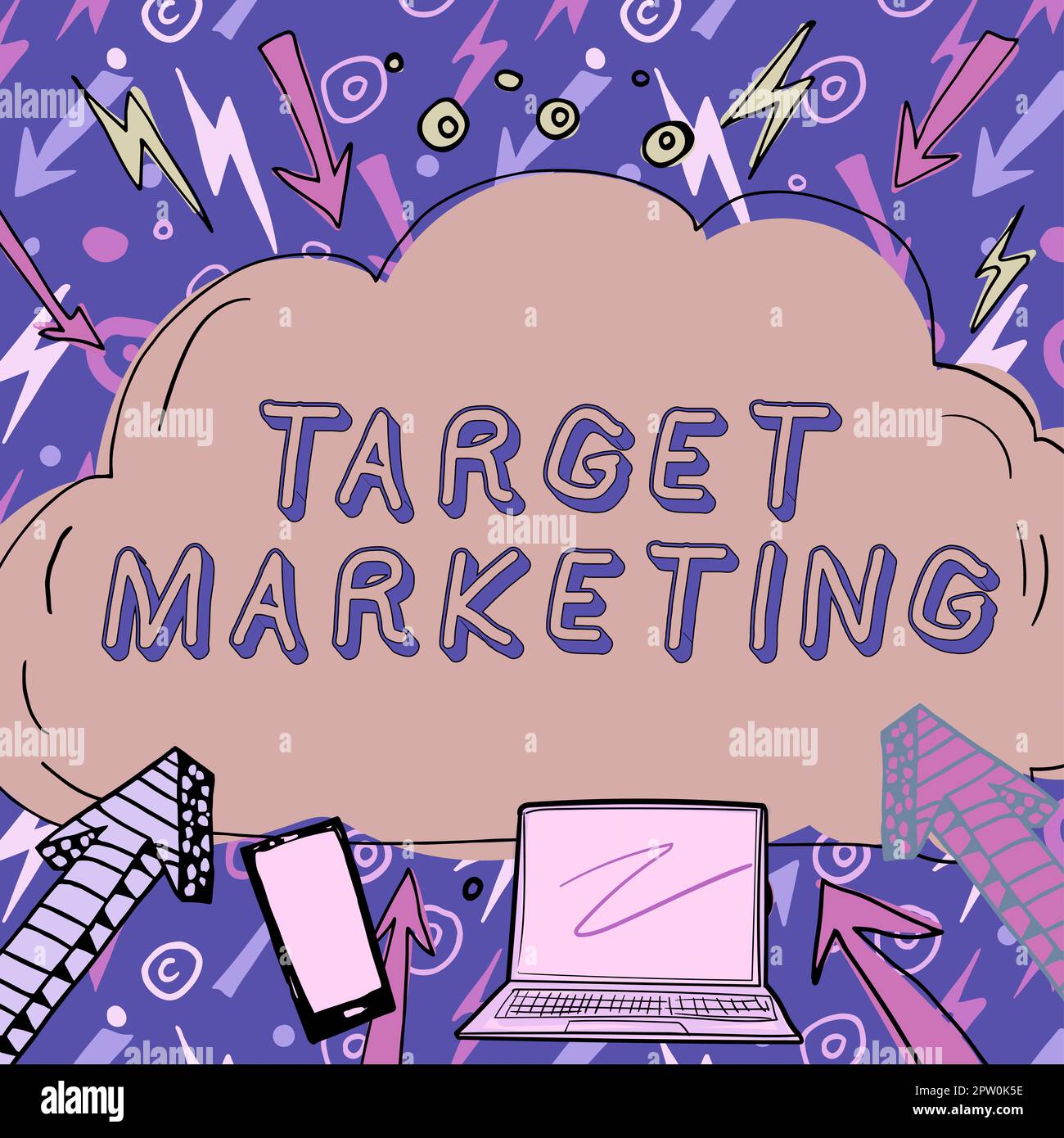 Conceptual display Target Marketing, Conceptual photo Market ...