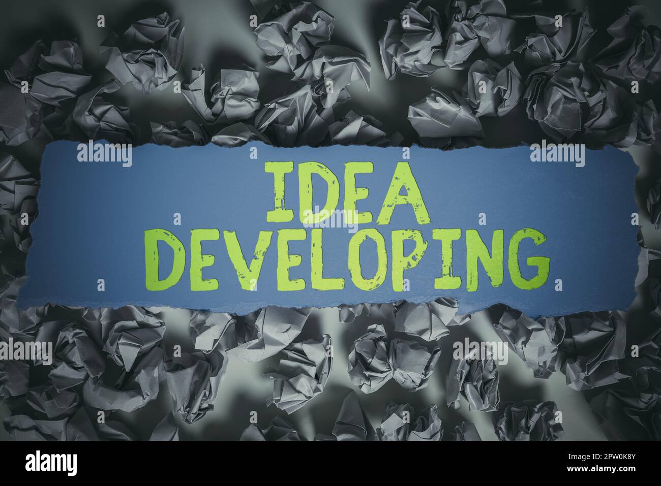 Text sign showing Idea Developing, Conceptual photo innovating the ...