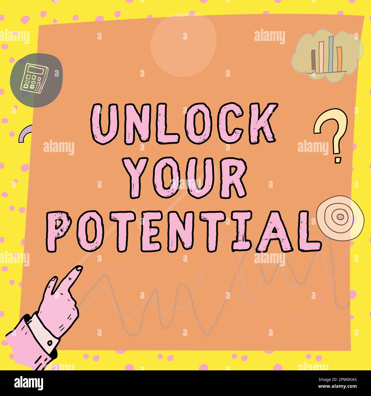 Hand writing sign Unlock Your Potential, Business showcase Unleash the ...