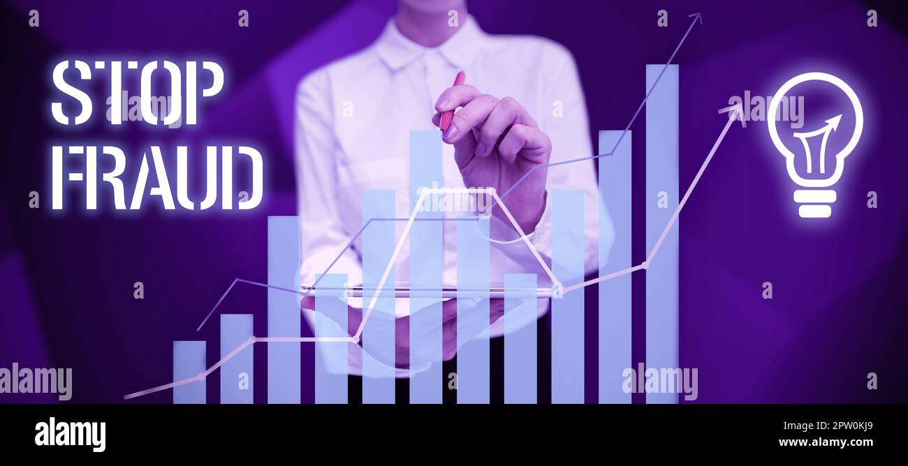Conceptual display Stop Fraud, Business approach campaign advices ... Conceptual display Stop Fraud, Business approach campaign advices ...