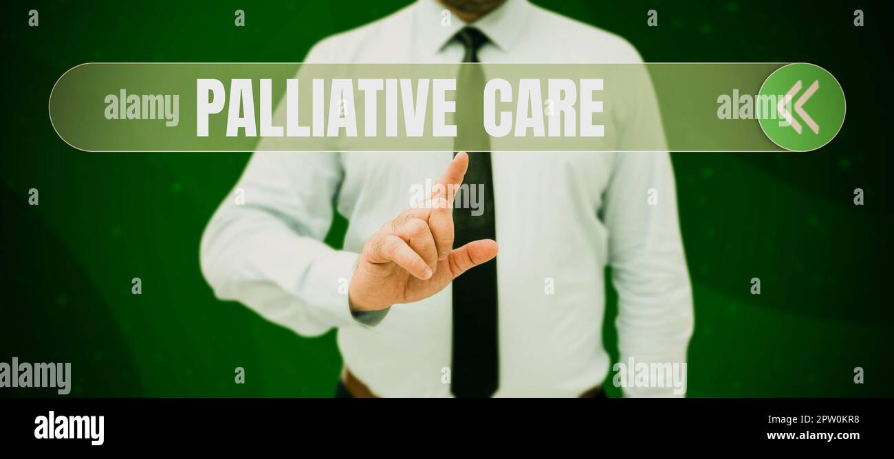Writing displaying text Palliative Care, Word Written on specialized ...