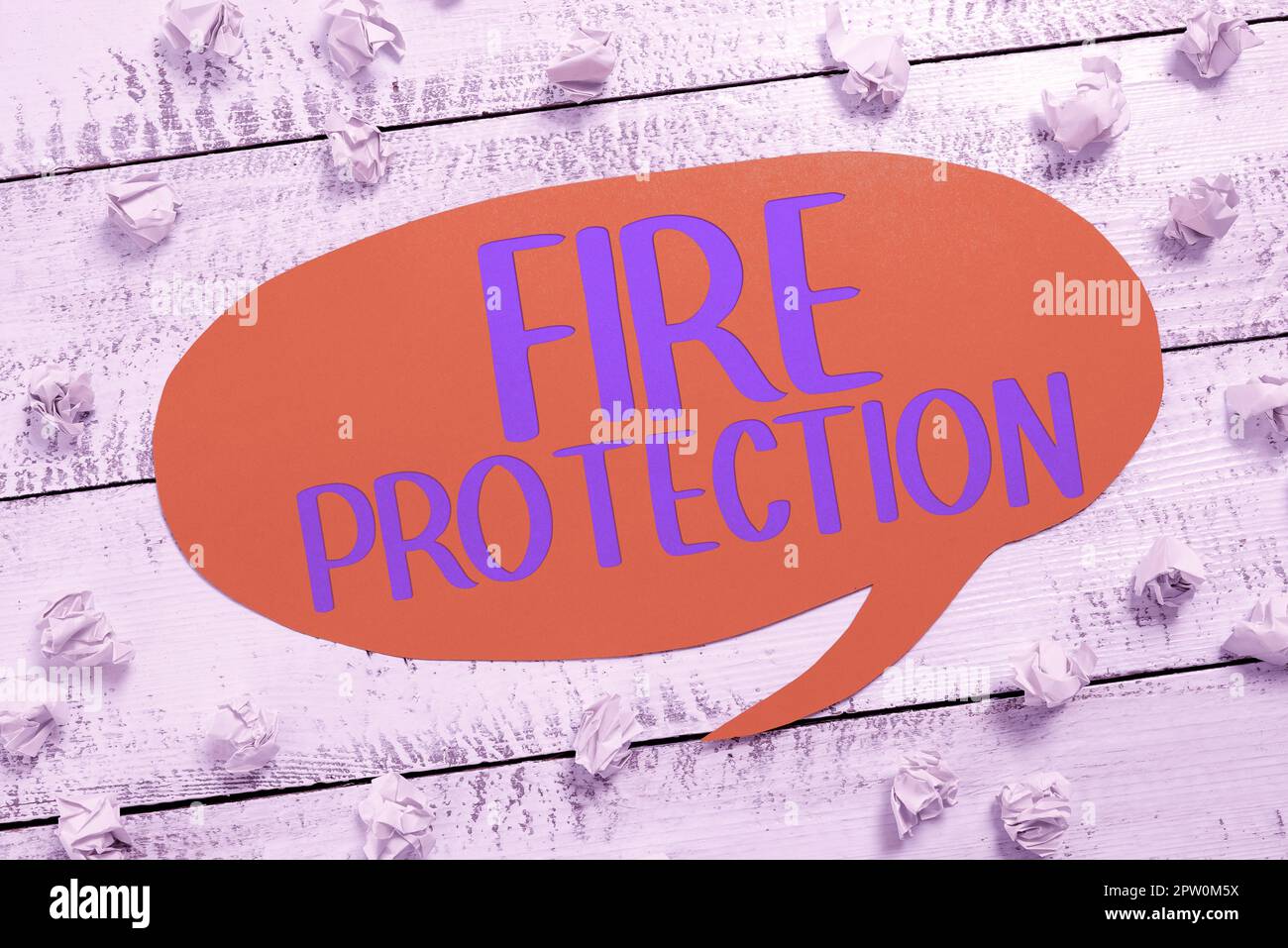 Text showing inspiration Fire Protection, Internet Concept measures ...