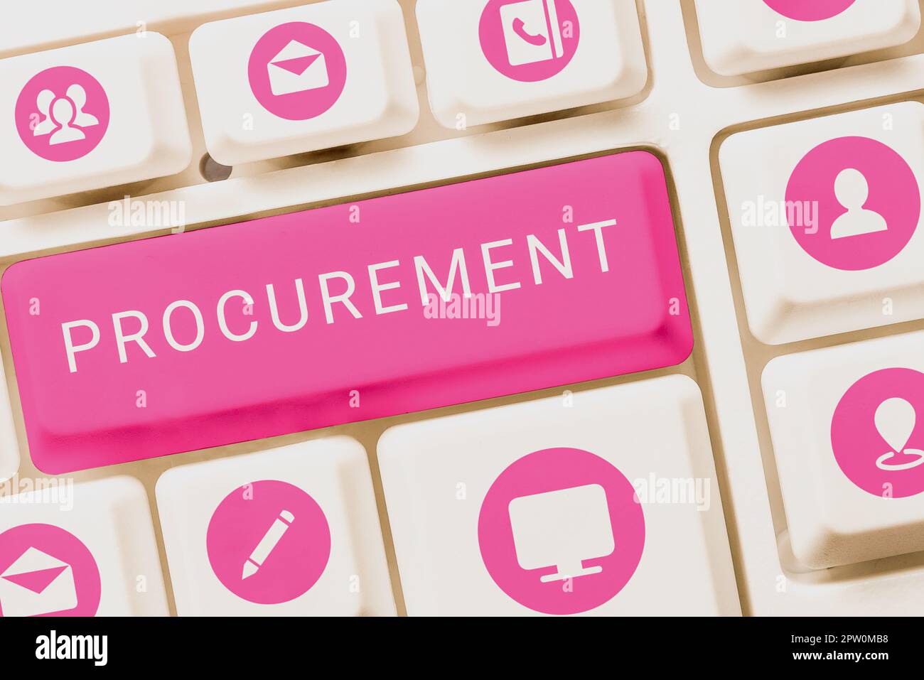 Text sign showing Procurement, Business idea Procuring Purchase of ...