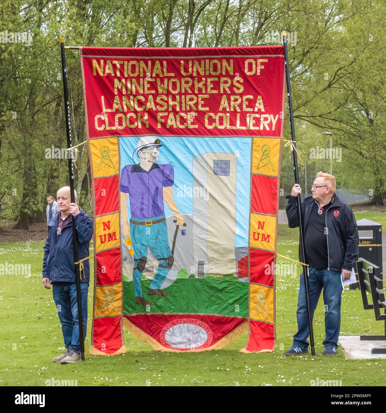 28.04.23 St Helens, Merseyside, UK. International Workers Memorial Day ...