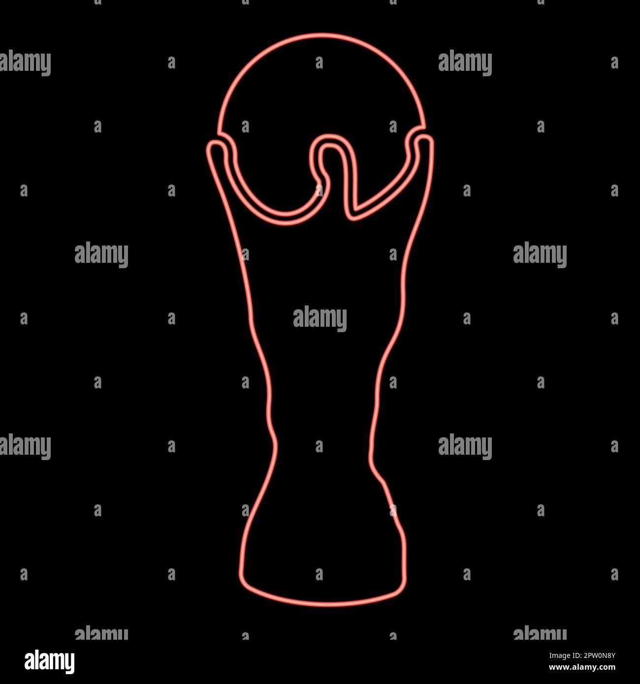 Fifa world cup trophy Stock Vector Images - Alamy