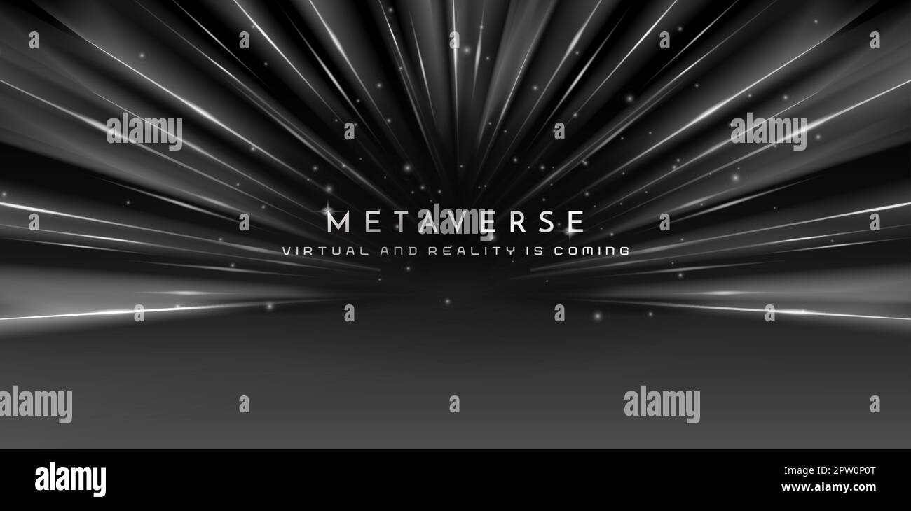 Futuristic tunnel neon light in Stock Vector Images - Alamy