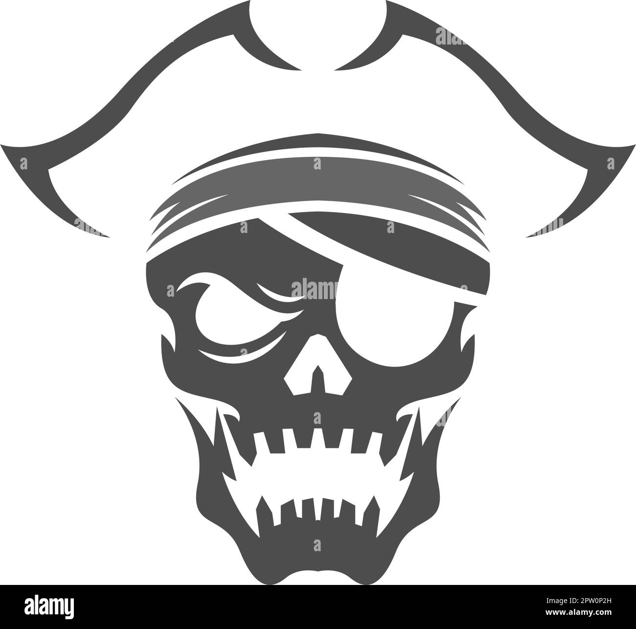 Pirate logo icon design illustration Stock Vector Image & Art - Alamy