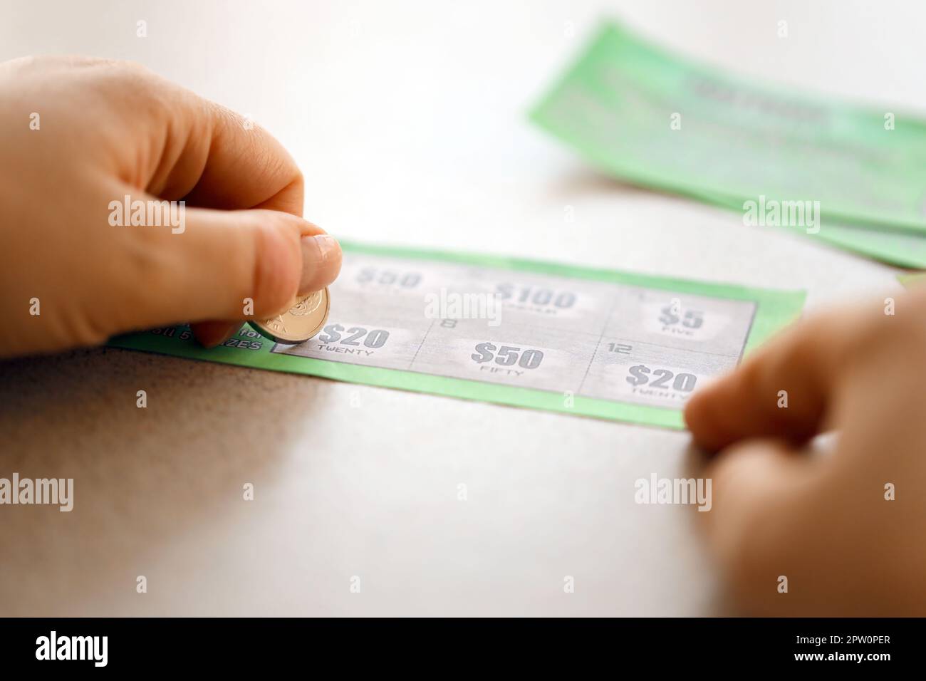 Scratch cards in the uk hi-res stock photography and images - Alamy