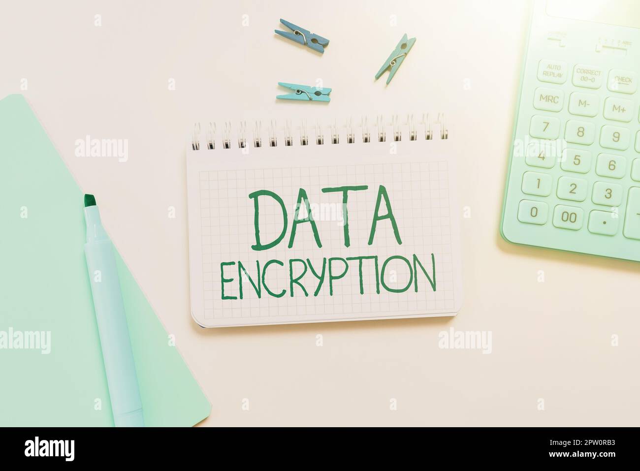 Text Caption Presenting Data Encryption Concept Meaning Conversion Of Data Into Code For 5222