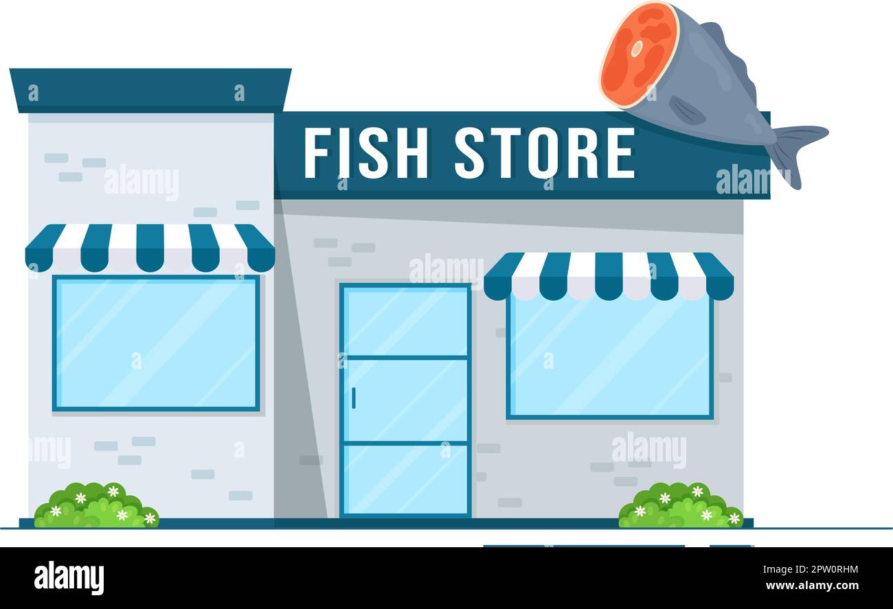 Fish Store to Market Various Fresh and Hygienic Products Seafood in ...