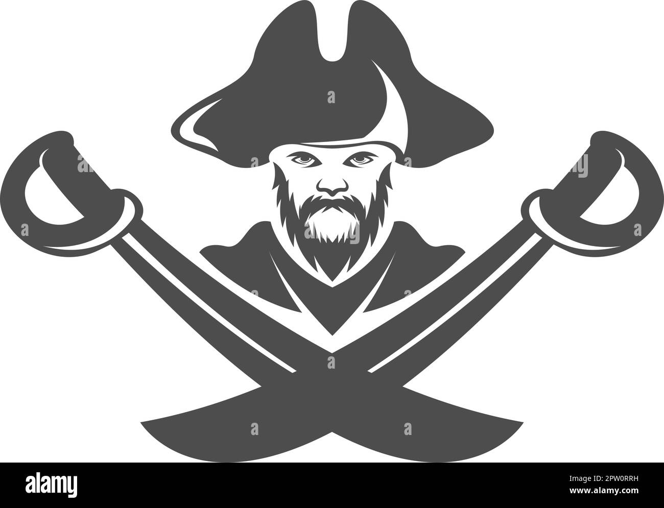 Pirate logo icon design illustration Stock Vector Image & Art - Alamy