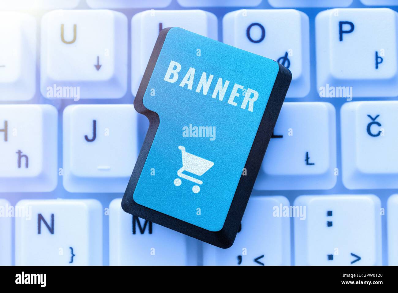 Handwriting text Banner, Word Written on long strip cloth bearing ...