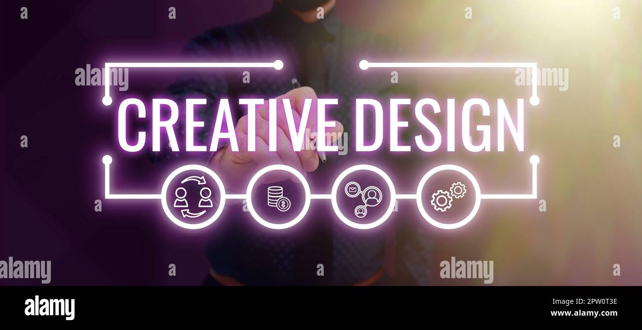 Inspiration showing sign Creative Design, Business concept subset of ...
