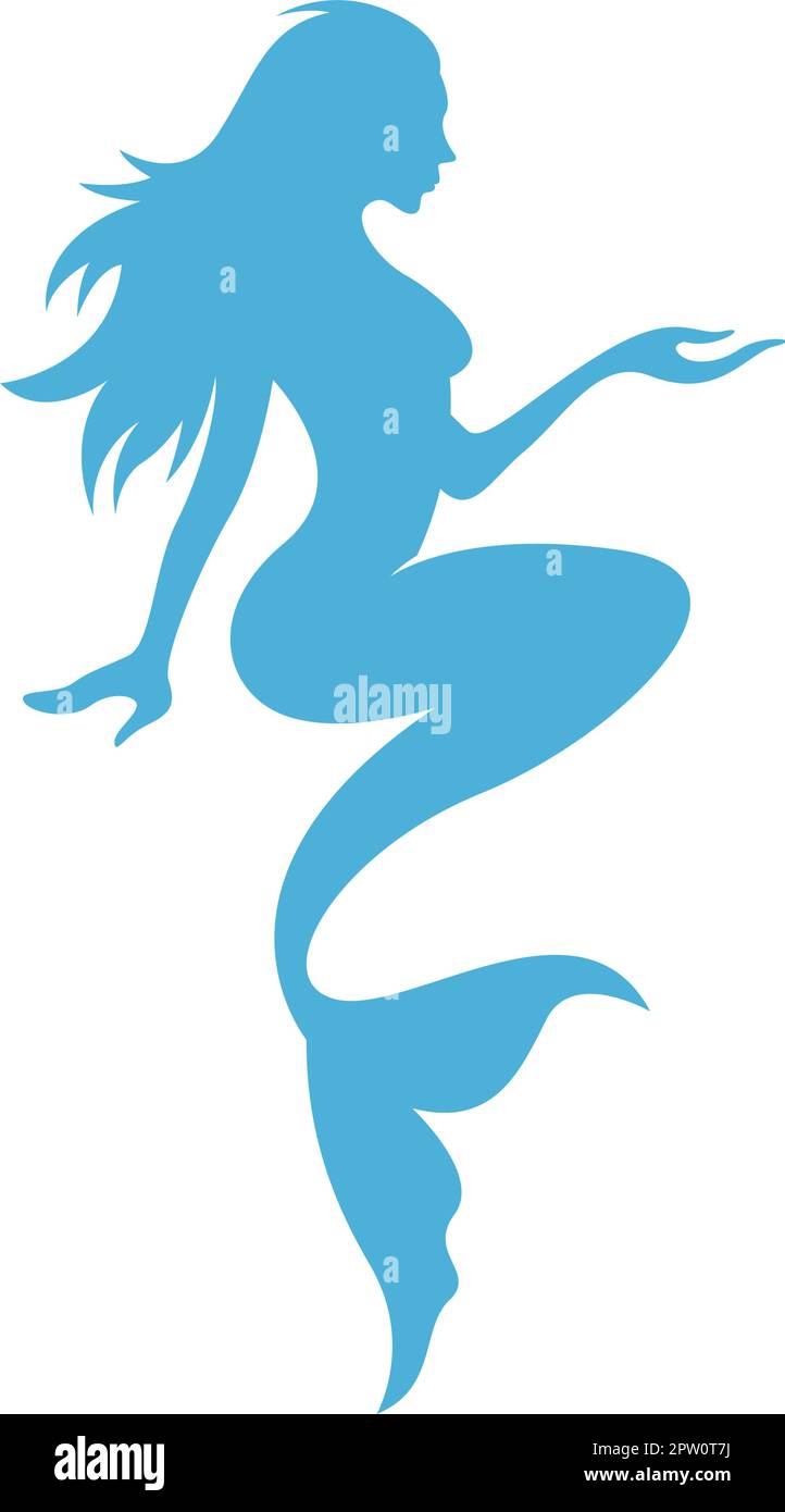 Mermaid logo icon design illustration Stock Vector Image & Art - Alamy