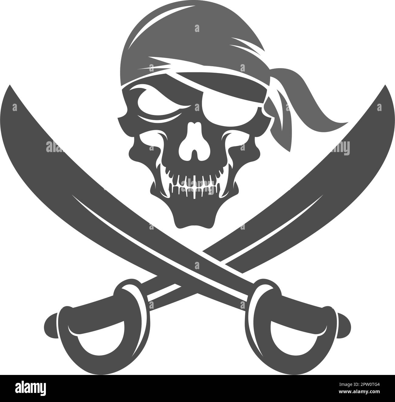 Pirate logo icon design illustration Stock Vector Image & Art - Alamy