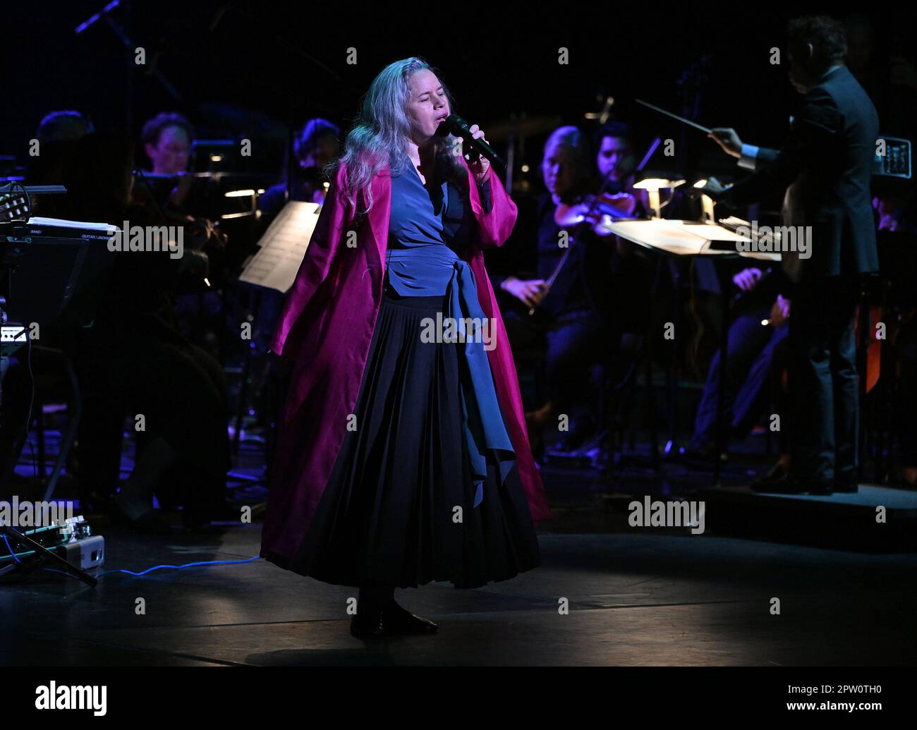 Fort Lauderdale FL, USA. 27th Apr, 2023. Natalie Merchant performs with ...