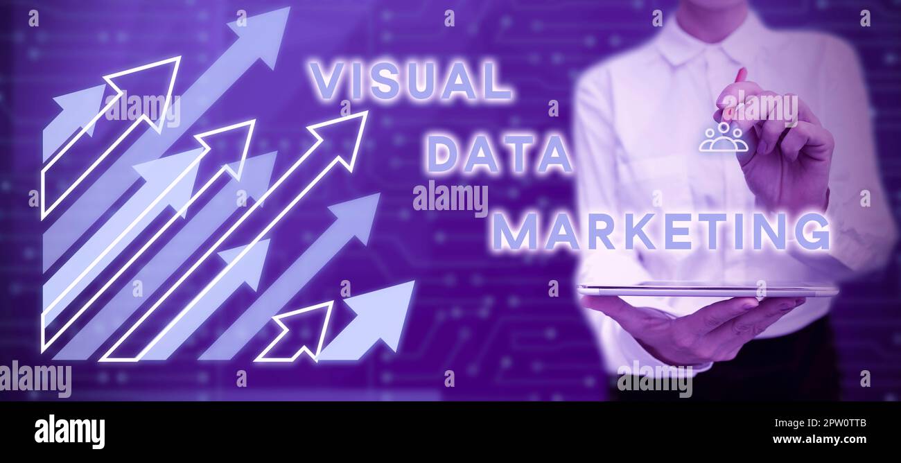 Handwriting text Visual Data Marketing, Conceptual photo Use images to ...