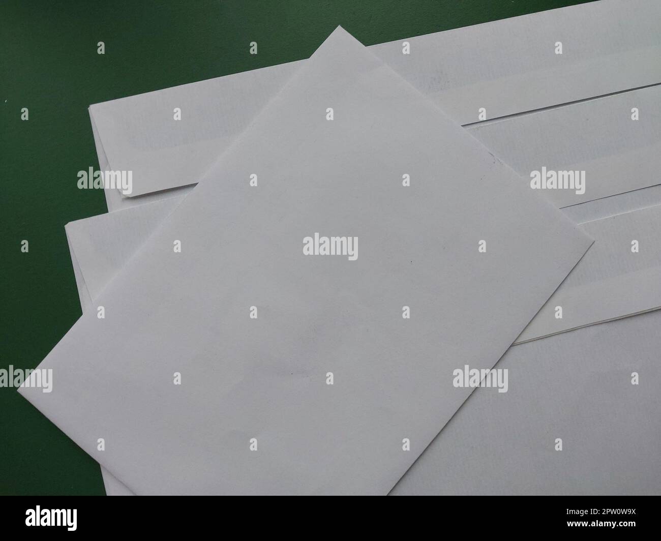 Envelope for sending letters in a the post office Stock Photo - Alamy