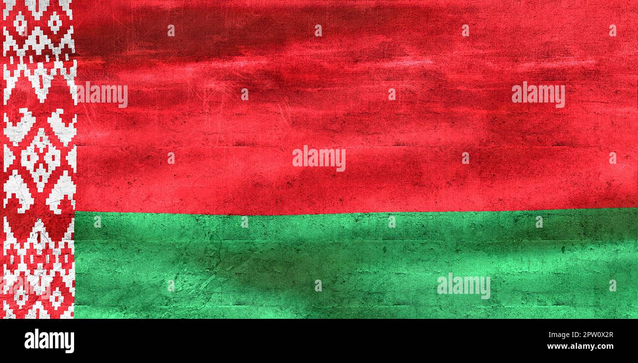 Flag belarus realistic waving hi-res stock photography and images - Alamy