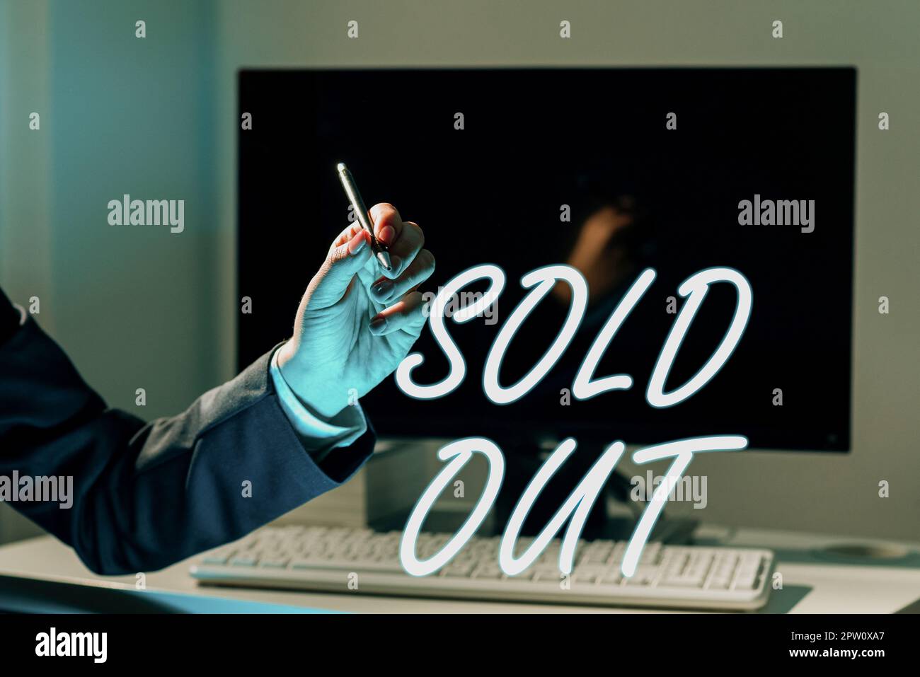 Inspiration showing sign Sold Out, Concept meaning Not available ...