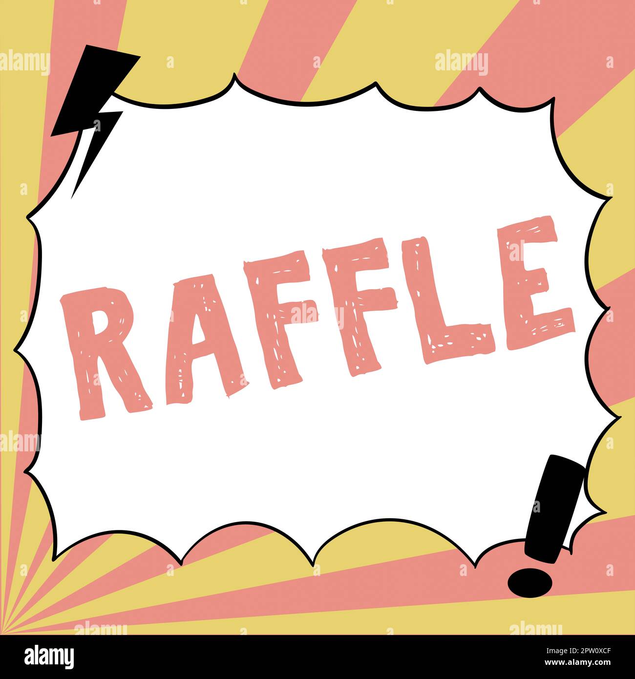 Hand writing sign Raffle, Business idea means of raising money by ...