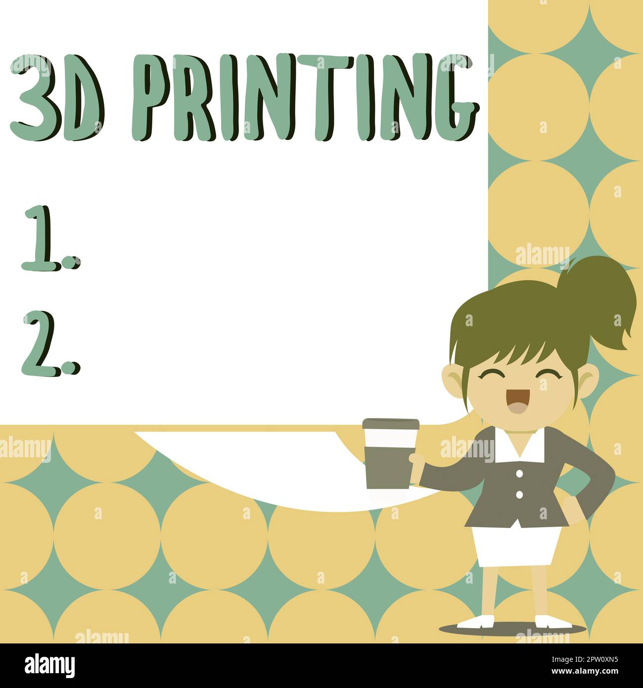 Text sign showing 3D Printing, Business idea making a physical object ...
