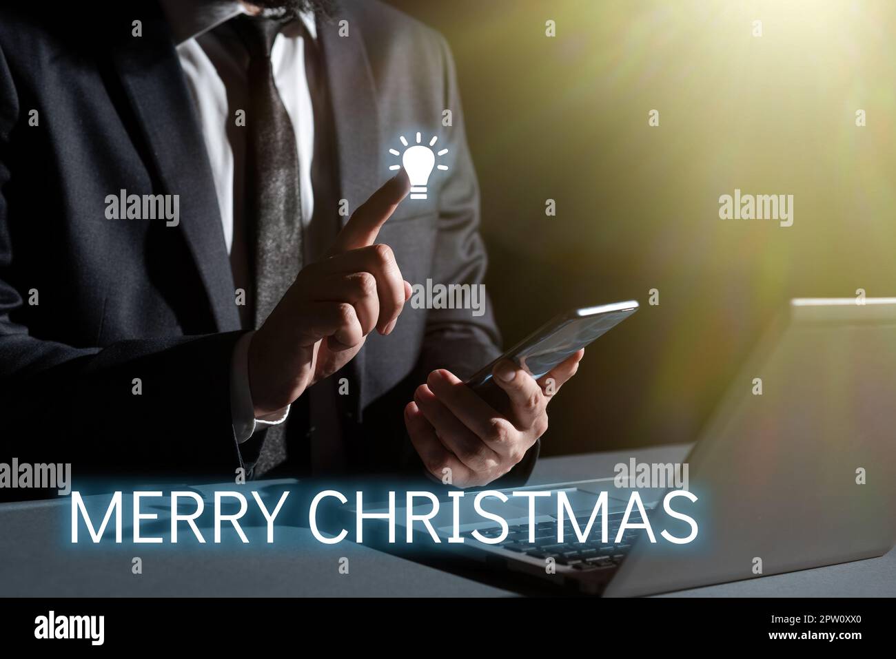 Sign displaying Merry Christmas, Internet Concept annual tradition to ...