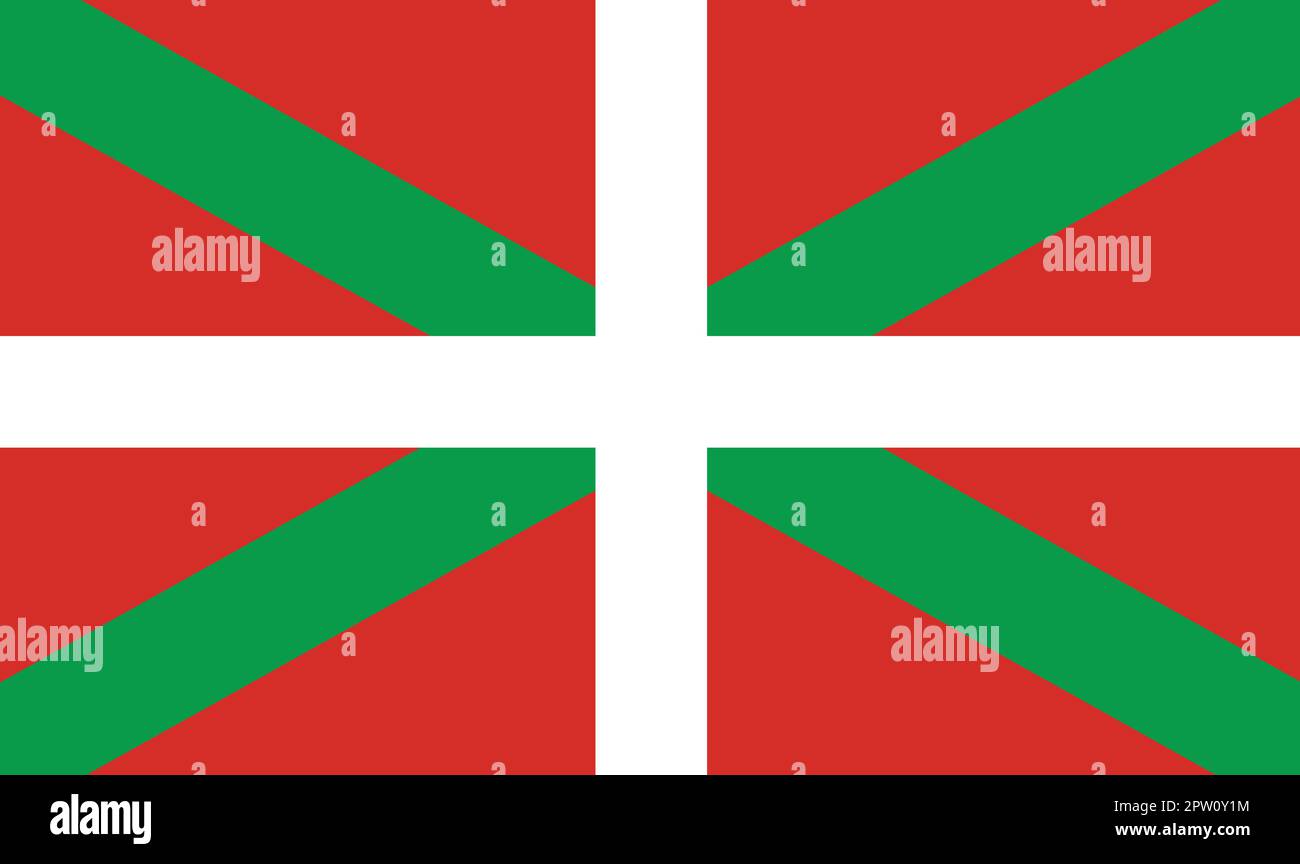 Flag Of The Basque Country Autonomous Community of Spain Stock Vector ...