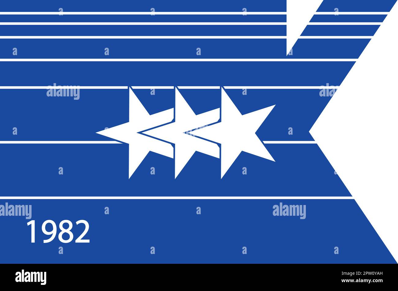 Flag Of Keizer City Oregon Stock Vector Image & Art - Alamy