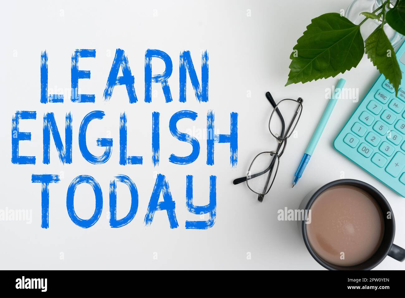 Hand writing sign Learn English Today, Word Written on gain or acquire ...
