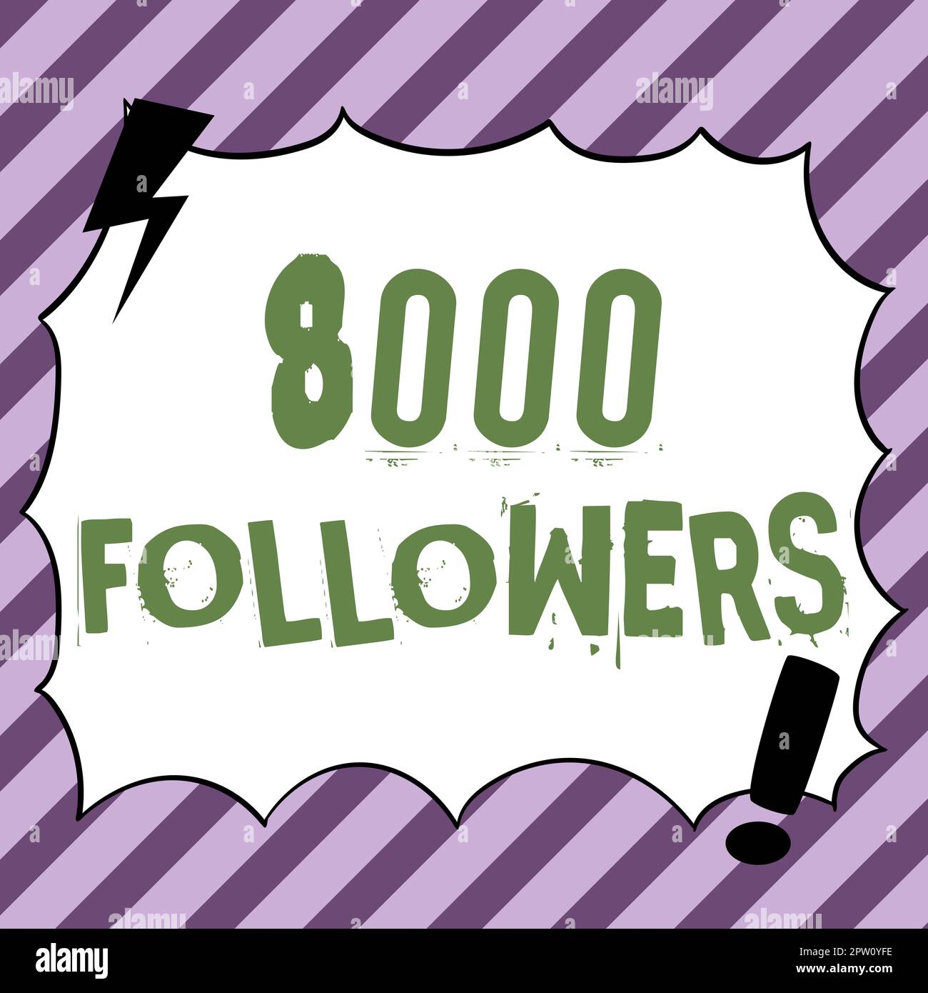 Text caption presenting 8000 Followers, Business idea number of ... Text caption presenting 8000 Followers, Business idea number of ...