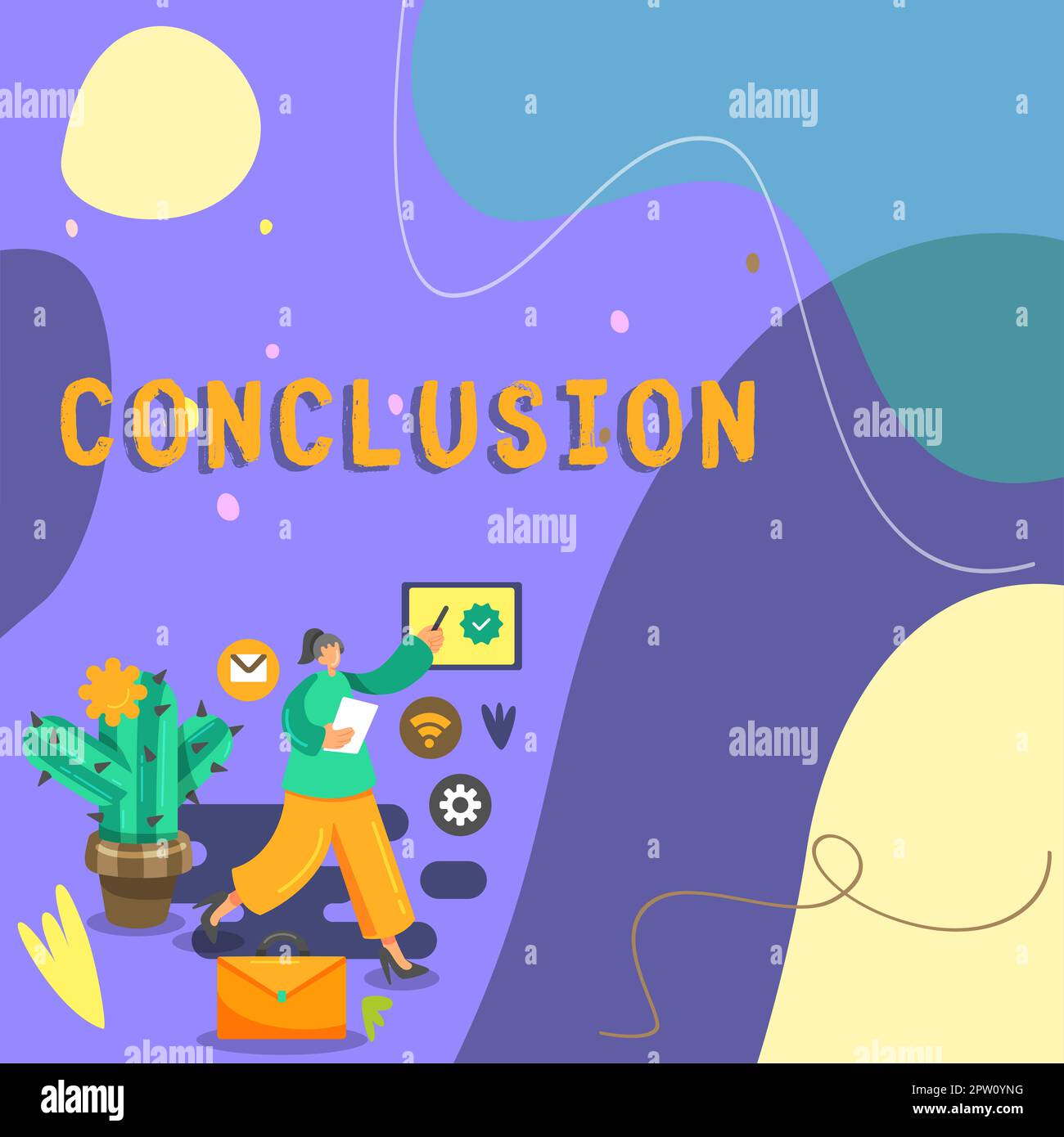 Inspiration showing sign Conclusion, Business idea Results analysis ...