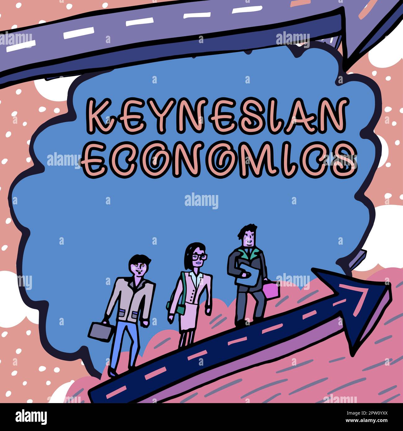 Hand writing sign Keynesian Economics, Word for monetary and fiscal ...