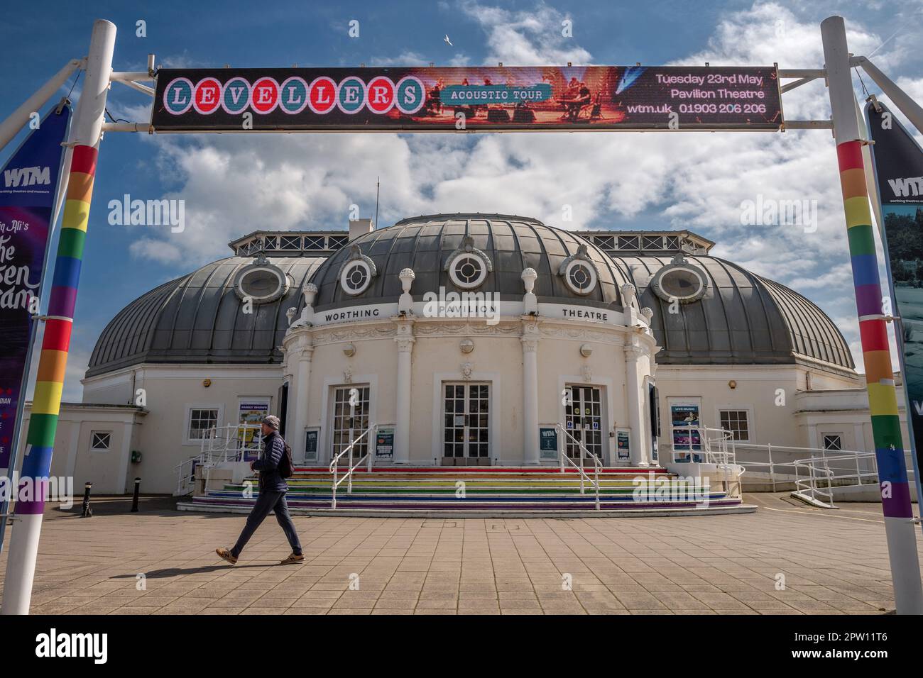 Worthing, April 28th 2023: Worthing Pavilion Theatre Stock Photo - Alamy