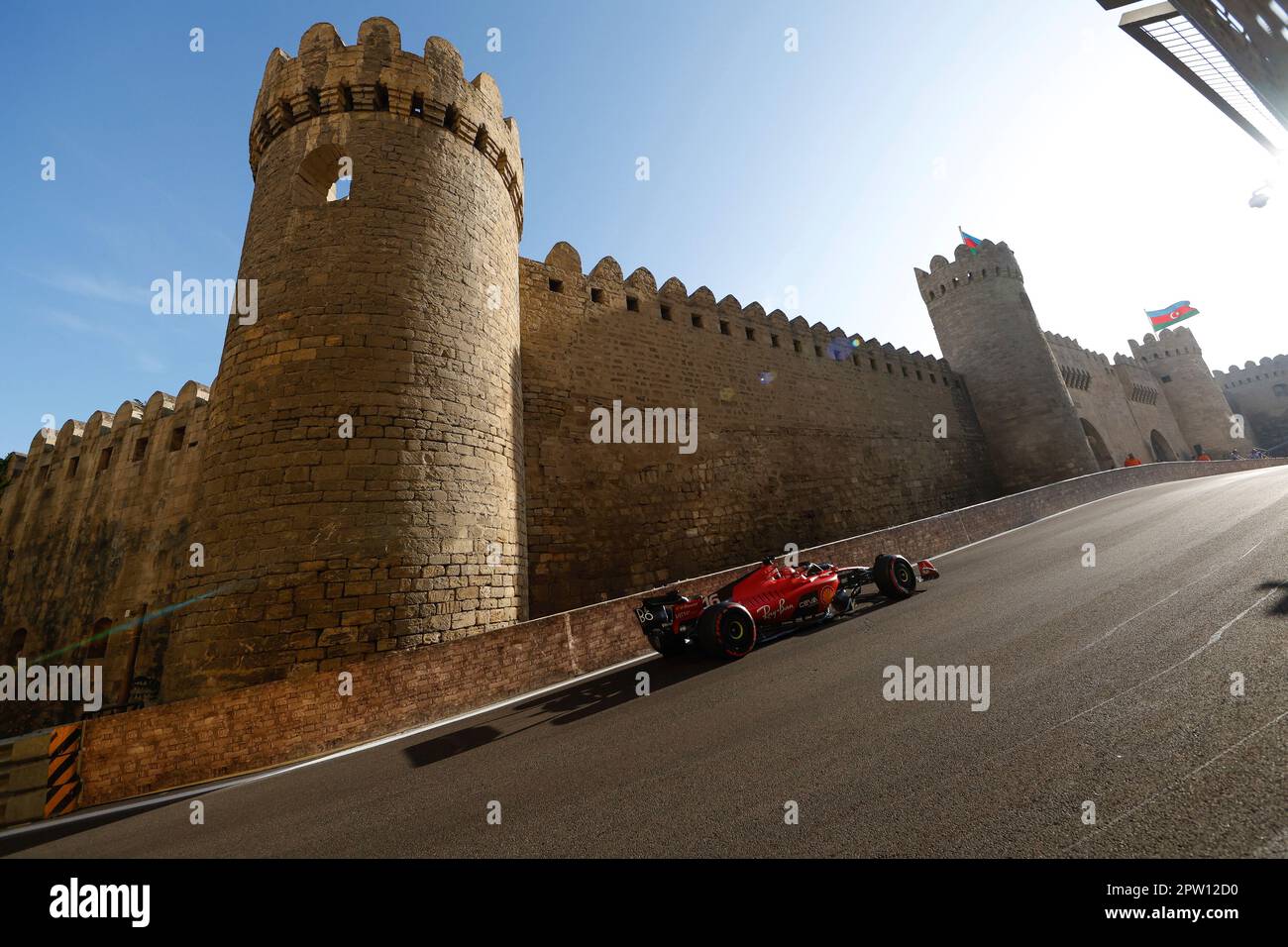 Baku, Azerbaijan. 28th Apr, 2023. #16 Charles Leclerc (MCO, Scuderia Ferrari), F1 Grand Prix of ...