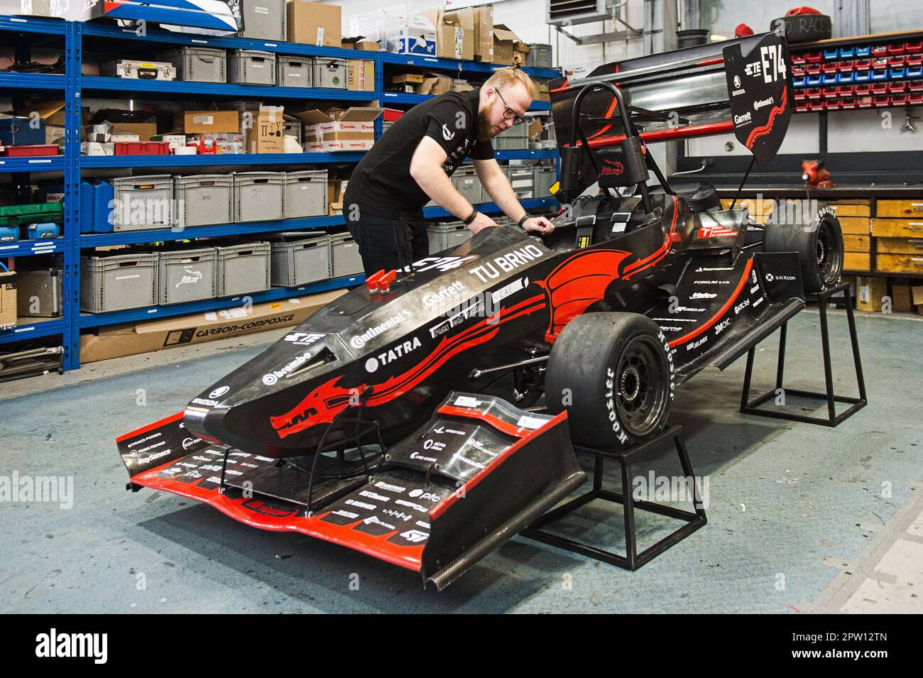 Brno, Czech Republic. 28th Apr, 2023. Students of the Technical ...